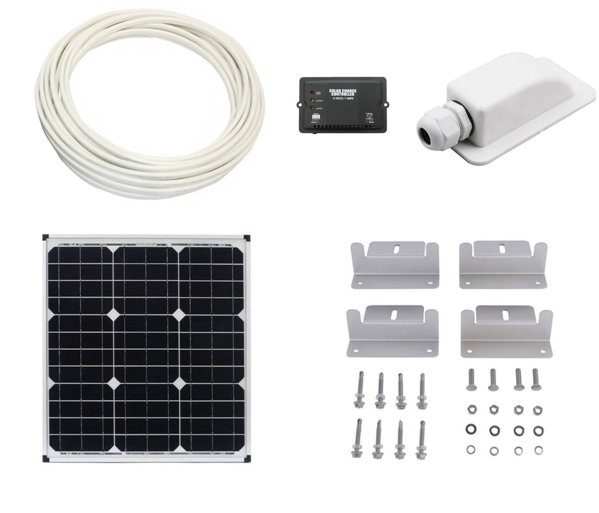 Camper Van Solar Battery Charging Kit - Free Shipping and 20 Year ...