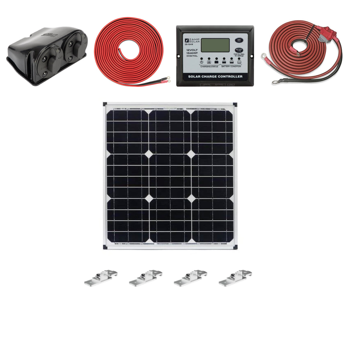 Zamp Solar RV and Van Solar Power Deluxe Kit Builder - Free Shipping ...