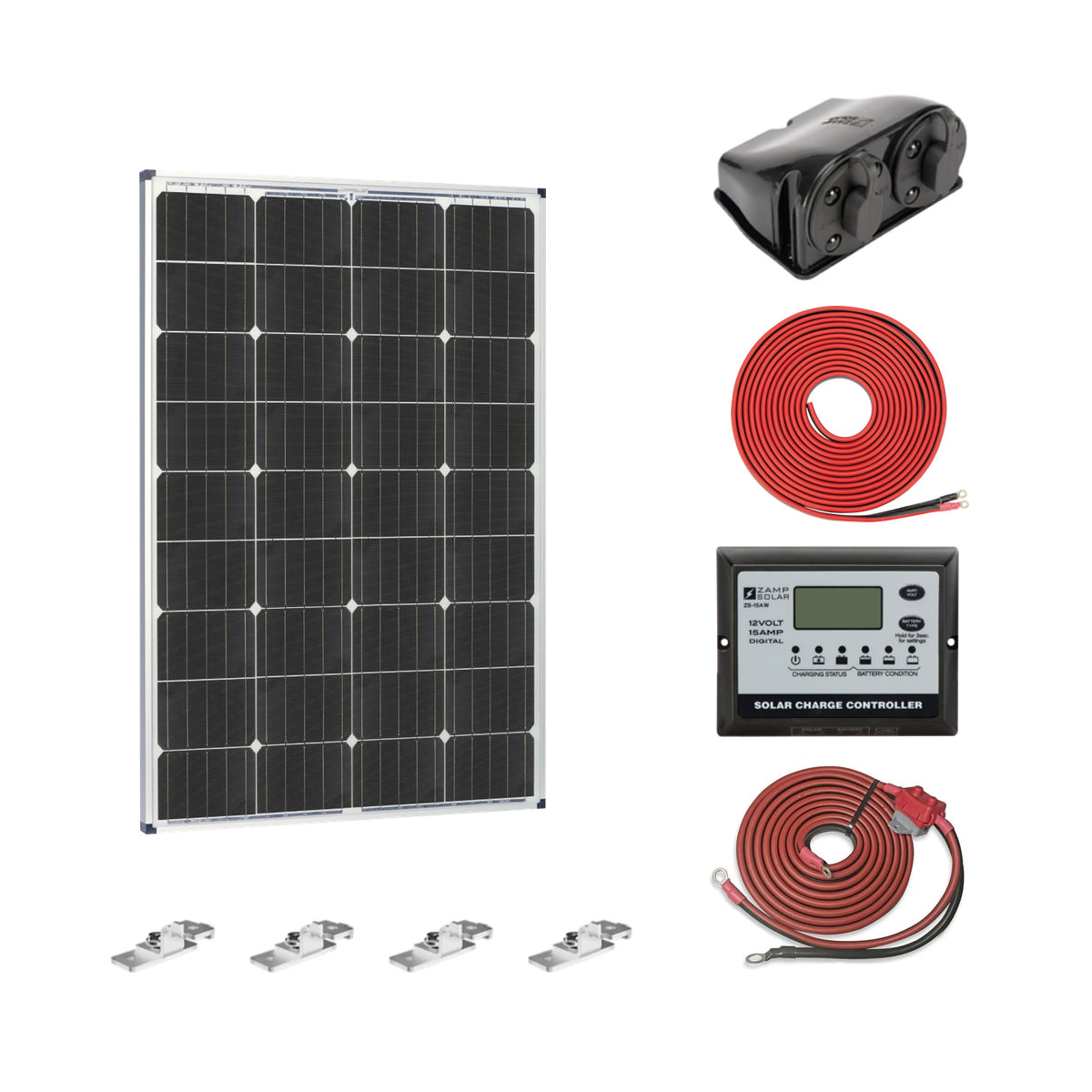 Zamp Solar RV and Van Solar Power Deluxe Kit Builder - Free Shipping ...